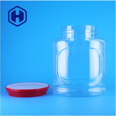 China Food Grade Clear PET Jar 925ml 88mm for Tea Leaves Loose Herbal Tea Packaging for sale