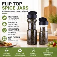 China FSSC22000 PET Seasoning Bottle Round Packaging Manufacturer Wholesale Supplier Plastic Spice Jar for sale
