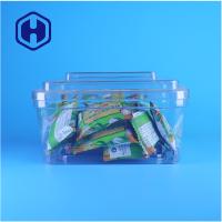 China Clear PET Food Packaging Box For Cookies And Butter Biscuits OEM Plastic Container Factory for sale