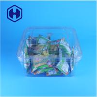 China Clear PET Food Packaging Box For Cookies And Butter Biscuits OEM Plastic Container Factory for sale