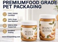China 340ml PET Peanut Butter Jar with Food-Grade Plastic Packaging and Dual-Sealing Options - 80mm Diameter for sale