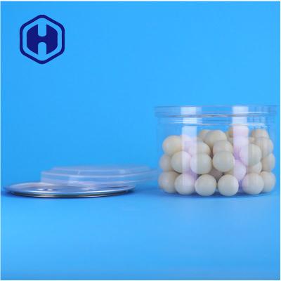 China Custom Clear Plastic PET Can Supplier For Chocolate Gummies Mint Candy Confectionery for sale