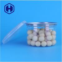 China Clear Custom Plastic PET Can Factory For Cookies Biscuits Crackers Bakery Snack Storage for sale