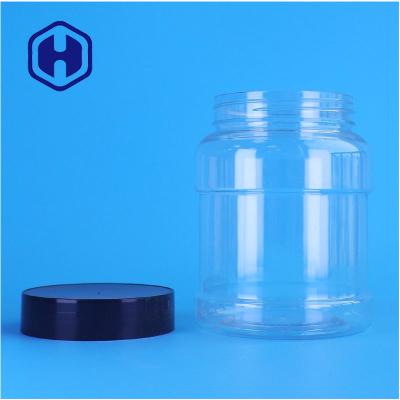 China Food Grade OEM ODM Plastic Clear Protein Powder Meal Replacement PET Jars With Screw Lids for sale