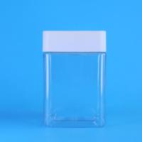 China Eco Friendly Clear Custom PET Jar For Freeze Dried Strawberries Mango Cubes Fruit Crisps for sale