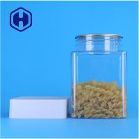 China Retail Recyclable Transparent PET Jars For Granola Oatmeal Breakfast Cereal Healthy Snacks for sale