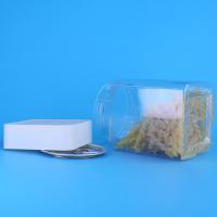 China Premium Clear Square Plastic Jars For Black Pepper Sea Salt Chili Flakes Spice Packaging for sale