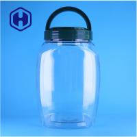 China Retail Custom PET Clear Plastic Jar For Coffee Beans Cashews Tea Leaves Dry Foods for sale