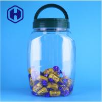China Bpa Free PET Transparent Plastic Jar Coffee Spices Nuts Instant Foods With Custom Lids for sale
