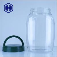China Clear PET Protein Powder Nutrition Products Plastic Jar Manufacturer With Screw Lids for sale