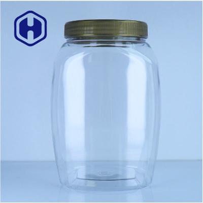 China Clear PET Protein Powder Nutrition Products Plastic Jar Manufacturer With Screw Lids for sale