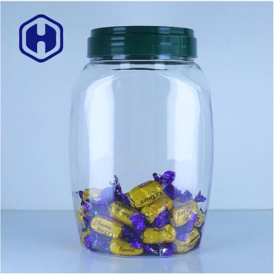 China Attractive PET Food Jars For Gummy Candy Hard Sweets Chocolate Confectionery Packaging for sale