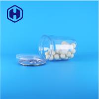 China Clear PET Popcorn Cans 300ml with Easy Open Lid Airtight Food Grade Plastic Container for sale
