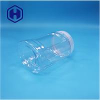 China Food Grade Tamper Proof Clear PET Plastic Jar 1200ml 87mm Neck for Nuts Candy Noodles for sale