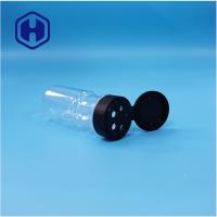 China 40 mm Flip Top Shaker PET Jar For Seasoning Powder Dried Herbs And Spice Mixes for sale