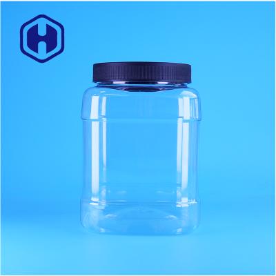 China Large PET Jar For Cookies Dry Snacks And Large Pet Treat Retail Packs for sale
