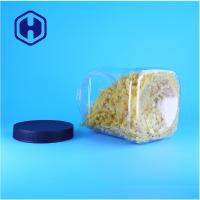 China Custom Straight Sided PET Jars For Clear Product Display for sale