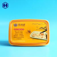 China 400ml IML Plastic Food Container 173.5×116.5×44mm for Cashew Nuts and Sweets for sale