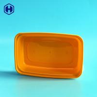 China 400ml IML Plastic Food Container 173.5×116.5×44mm for Cashew Nuts and Sweets for sale