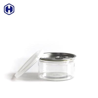 China Tuna Type Plastic Pull Tab Can with Aluminum 211 EOE Lid - 100ml Capacity, 3.5g Dry Herb Container for sale