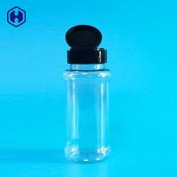 China BPA Free 110ml PET Plastic Spice Jar with Flip Top Lid - 46mm Diameter Food Grade Container for sale