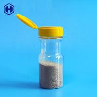 China BPA Free 110ml PET Plastic Spice Jar with Flip Top Lid - 46mm Diameter Food Grade Container for sale