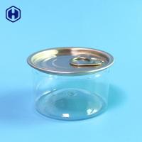 China 90ml 40mm PET Plastic Easy Open End Can - 65mm Diameter Food Grade Container for Airtight Packaging for sale
