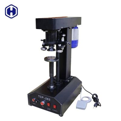 China Semi-Automatic Plastic Container Sealing Machine 20-30 Cans/Min 35-150mm Diameter Table Top Type for sale