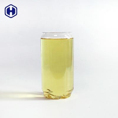 China Clear PET Plastic Soda Cans 350ml 12oz with 66mm Diameter for Carbonated Beverage Packaging for sale