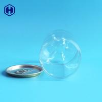 China 12oz 345ml Food Grade PET Plastic Soda Cans - 67mm Diameter Clear Beverage Containers with Airtight Sealing for sale