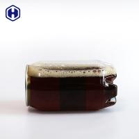 China 10oz 310ml Transparent PET Plastic Soda Cans - 64mm Diameter Food Grade Beverage Containers for sale