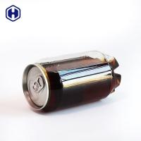 China 10oz 310ml Transparent PET Plastic Soda Cans - 64mm Diameter Food Grade Beverage Containers for sale