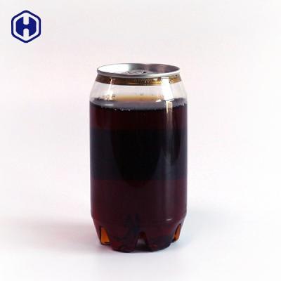China 10oz 310ml Transparent PET Plastic Soda Cans - 64mm Diameter Food Grade Beverage Containers for sale