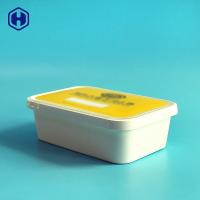 China Food Grade Plastic Containers 400ML 750ML with In-Mold Labeling for Hot Rice Packaging for sale