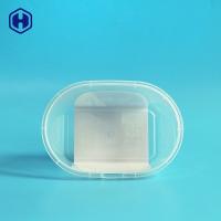China 520ml Oval IML Plastic Container with PP Lid for Yogurt & Chocolate - 152x105x60mm Food Grade for sale