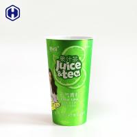 China 460ml IML Plastic Coffee Cup with Lid - ø85mm × 140mm Hot Drink Container for 83°C Filling for sale