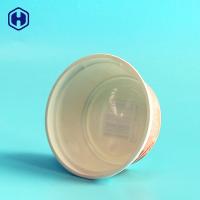China 190ml 6OZ IML Plastic Containers for Ice Cream & Sashimi - Food Grade PP with Customizable Dimensions for sale