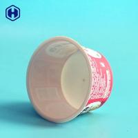 China IML Plastic Fruit Pulp Containers 230ml 94mm Stackable Compostable Yogurt Cups for sale