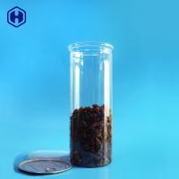 China Clear Plastic Cylinder Cans 1580ml PET Food Grade Empty Leak Proof Airtight Container for sale