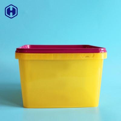 China 500g 2800ml Recyclable PP IML Tubs with Custom Labels for Food Packaging - 19x19x12cm Dimensions for sale