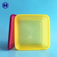 China 500g 2800ml Recyclable PP IML Tubs with Custom Labels for Food Packaging - 19x19x12cm Dimensions for sale