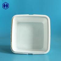 China Microwavable 3200ml Square Plastic Containers with IML Printing - Heat Resistant Food Grade PP Material for sale