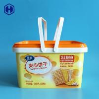 China IML Plastic Tubs 3200ml for Cookies & Biscuits Packaging - Food Grade PP with Custom Sizes for sale