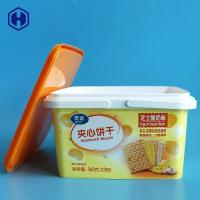China IML Plastic Tubs 3200ml for Cookies & Biscuits Packaging - Food Grade PP with Custom Sizes for sale