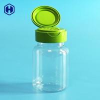 China PET Clear Plastic Spice Jar 4OZ 120ML with Six-Hole Lid - Food Grade Airtight Container for Kitchen Use for sale