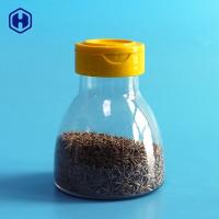 China 7oz 200ml PET Plastic Spice Jar with 6-Hole Screw Cap - Custom Sizes 72mm Diameter for sale