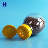 China 7oz 200ml PET Plastic Spice Jar with 6-Hole Screw Cap - Custom Sizes 72mm Diameter for sale