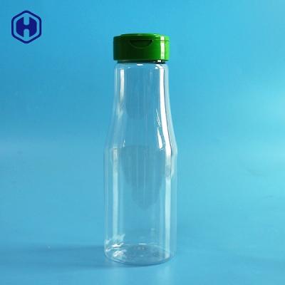 China 11oz 330ml Clear Round Plastic Spice Jar with Six-Hole Lid - 59mm Diameter PET Food Grade Container for sale
