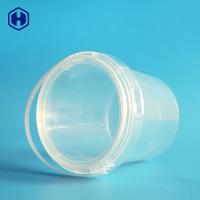 China 1L Plastic PP IML Bucket with Custom Labels - ø132mm × 123mm Round Food Container Single Handle Recyclable for sale