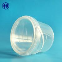 China 1.5L IML Plastic Bucket with Lid for Butter Biscuits - ø163mm × 130mm Food Grade PP Container for sale